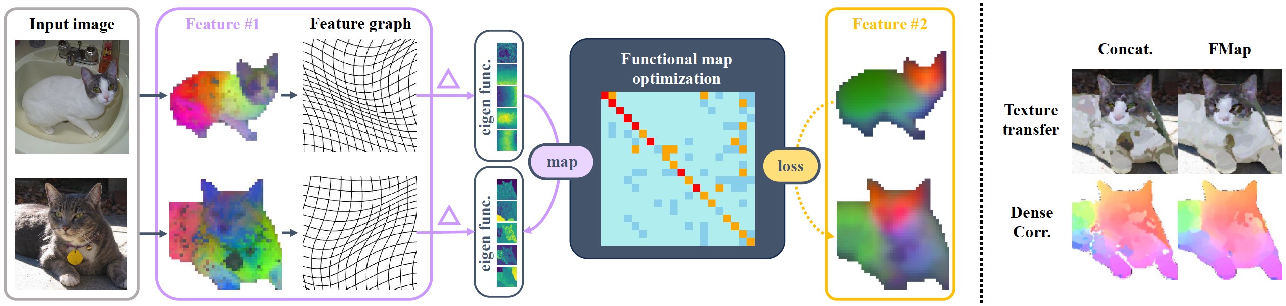 [ECCV24] Zero-Shot Image Feature Consensus with Deep Functional Maps | Yixin Zhu | PKU