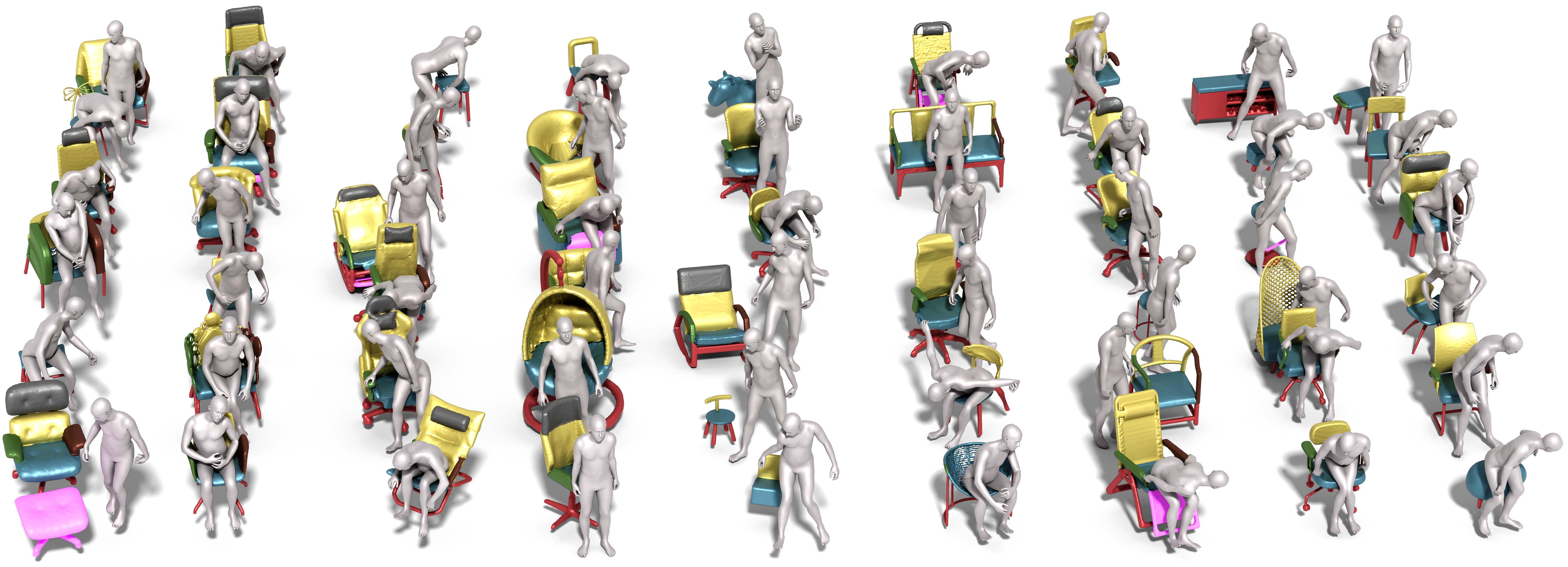 [iccv23] Full Body Articulated Human Object Interaction Yixin Zhu Pku